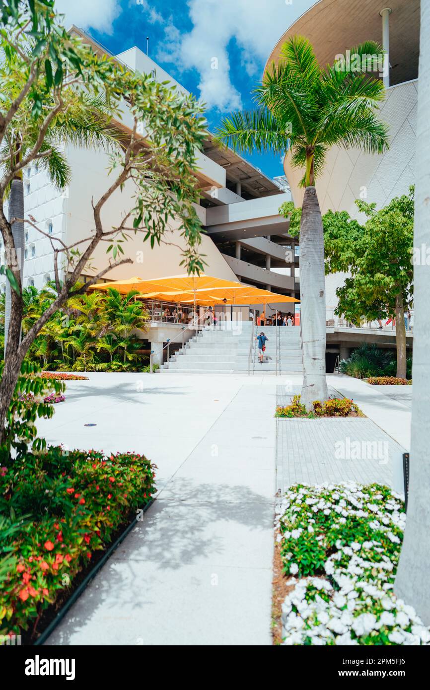 garden park in downtown miami Florida Stock Photo - Alamy