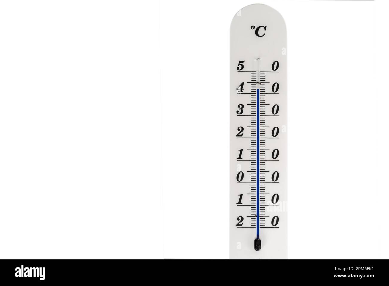 42 degrees celsius on a thermometer. Global warming concept Stock Photo ...
