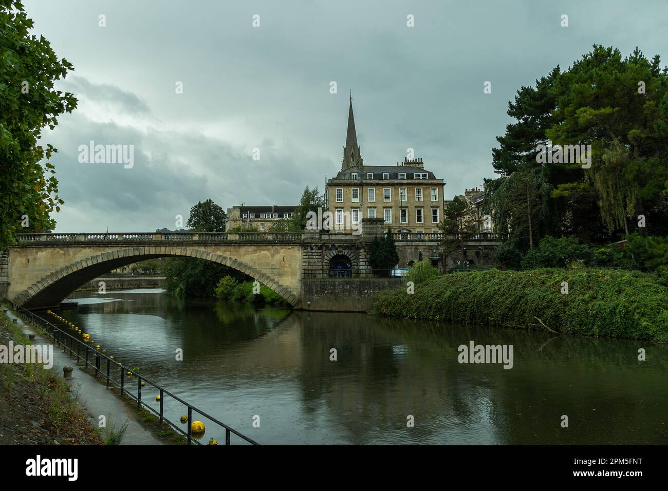 St John The Evangelist Church and bridge Stock Photo - Alamy
