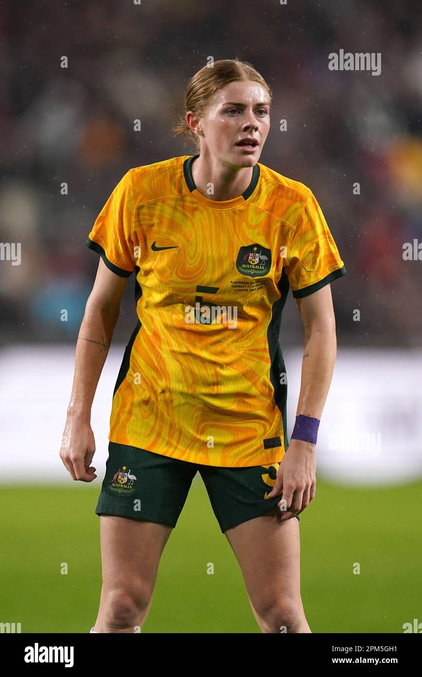 Australia's Cortnee Vine in action during the Alzheimer's Society ...