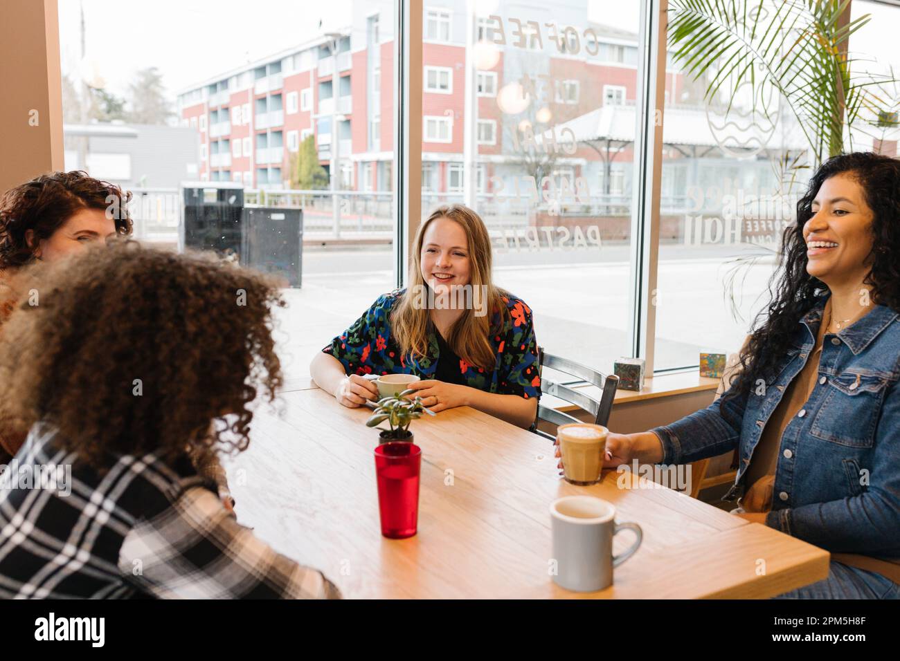 Group coffee inside hi-res stock photography and images - Alamy
