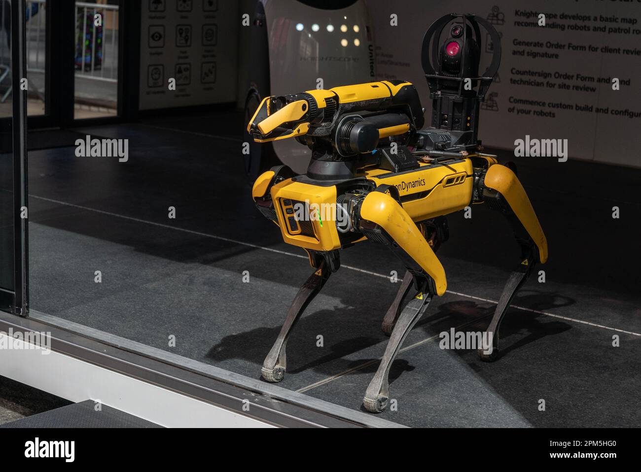 Robotic device coined Digidog on display during NYPD announcement of ...