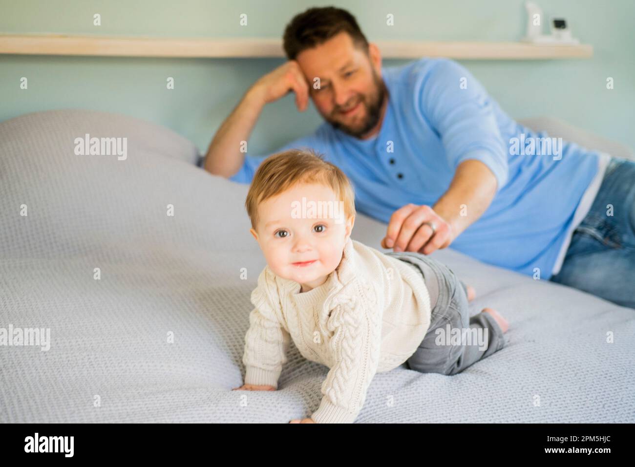 A Baby's first year celebration Stock Photo - Alamy