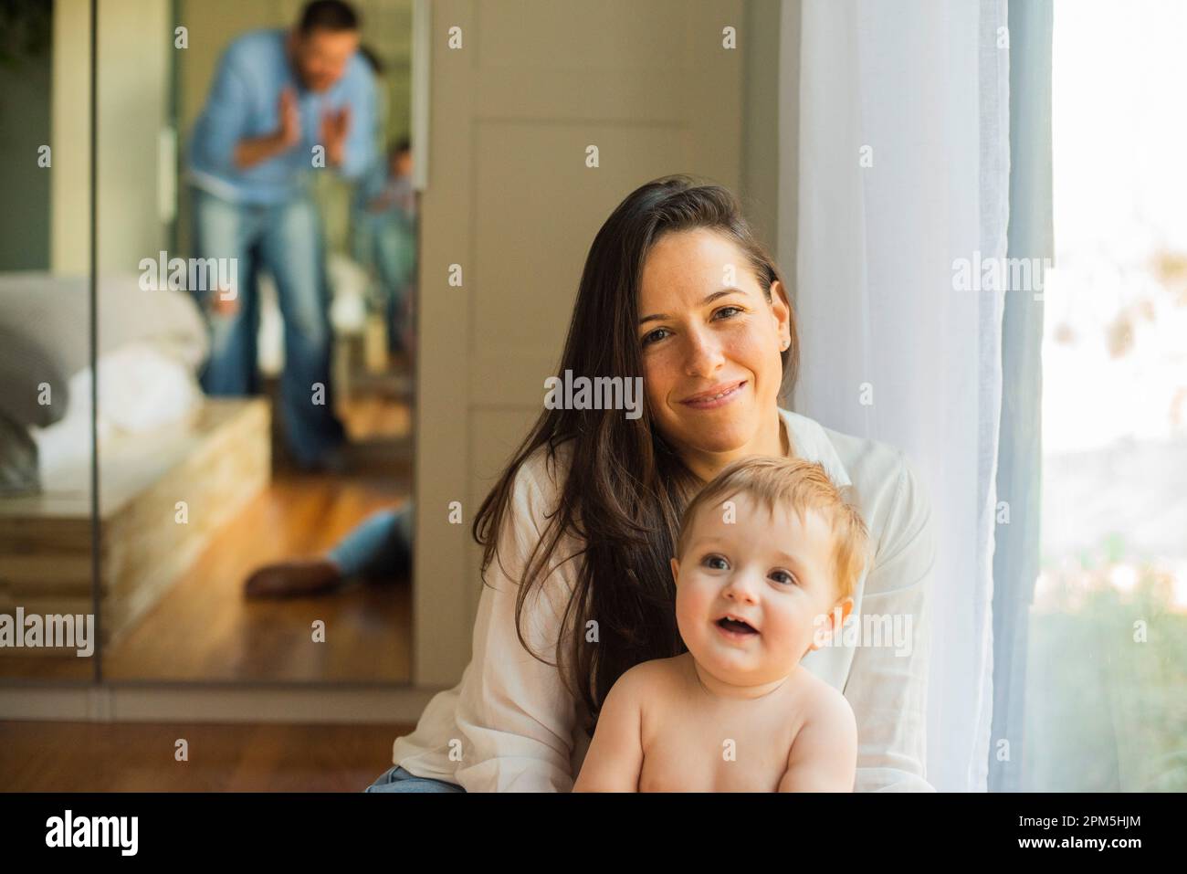A Baby's first year celebration Stock Photo - Alamy