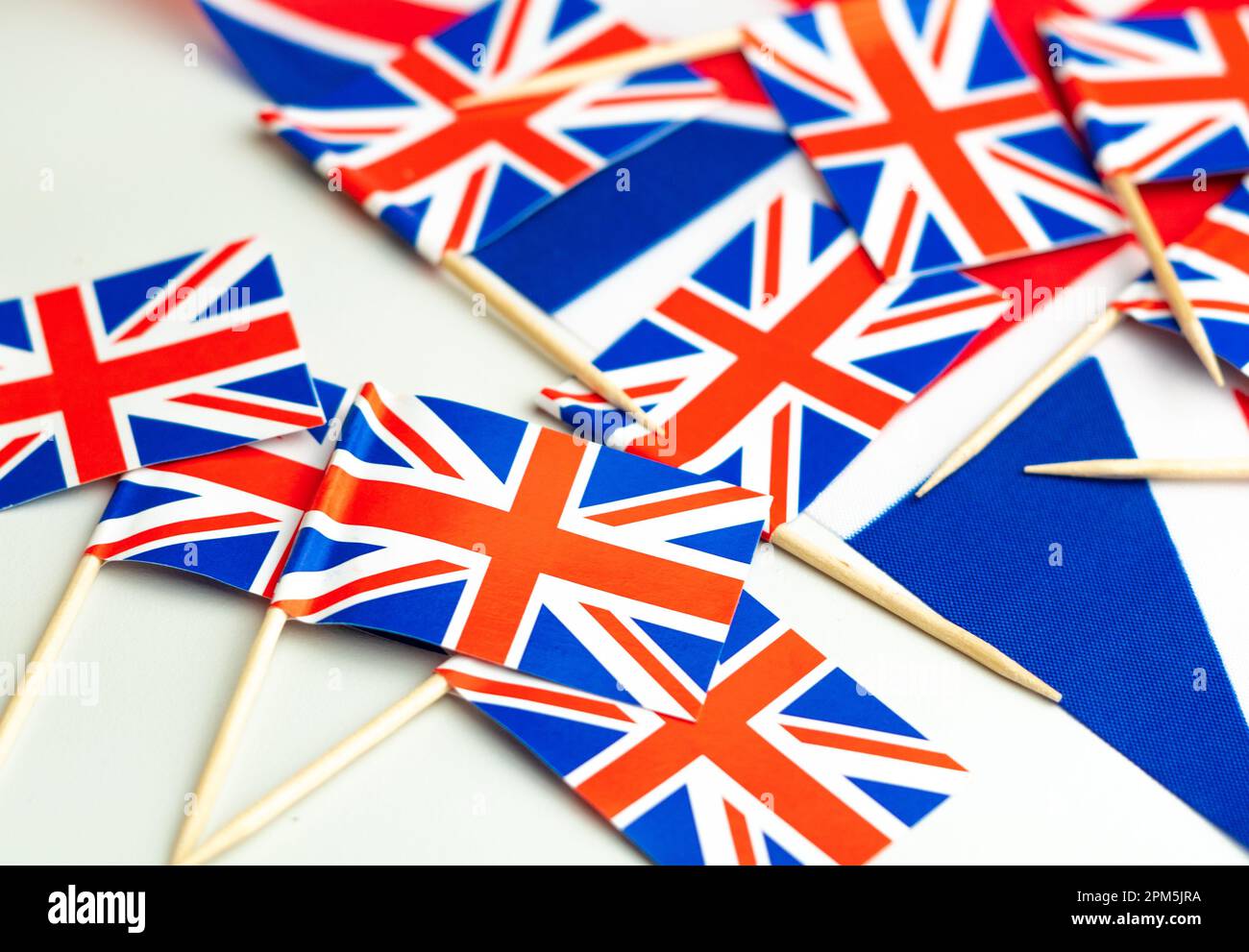 the national union jack flag of great britian ,blue and red Stock Photo ...