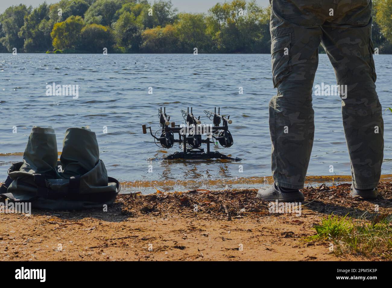 Angling rods hi-res stock photography and images - Alamy
