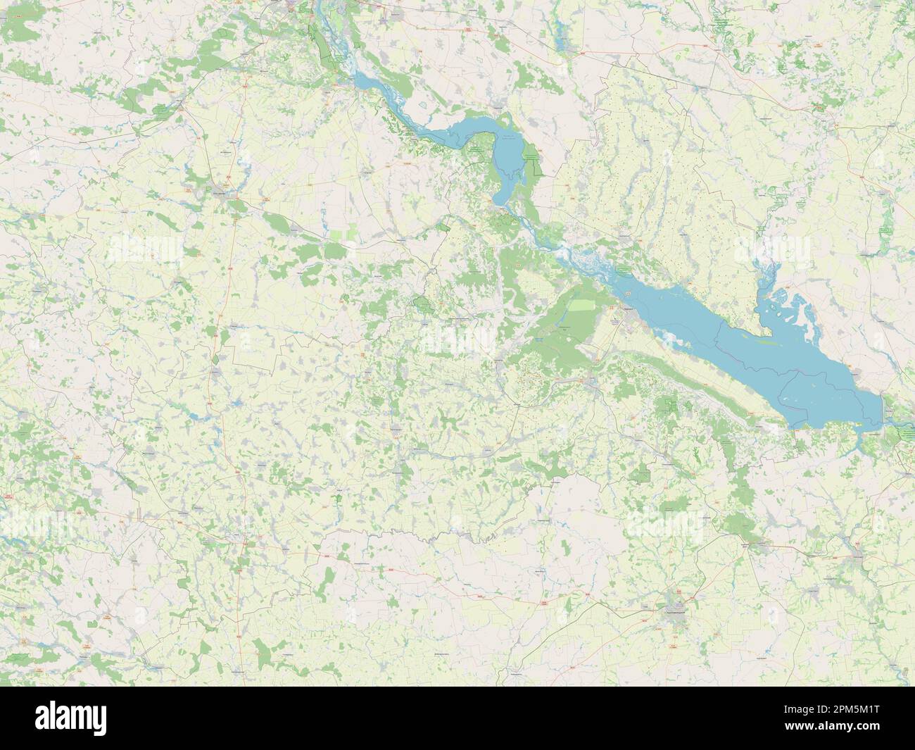 Cherkasy, region of Ukraine. Open Street Map Stock Photo - Alamy