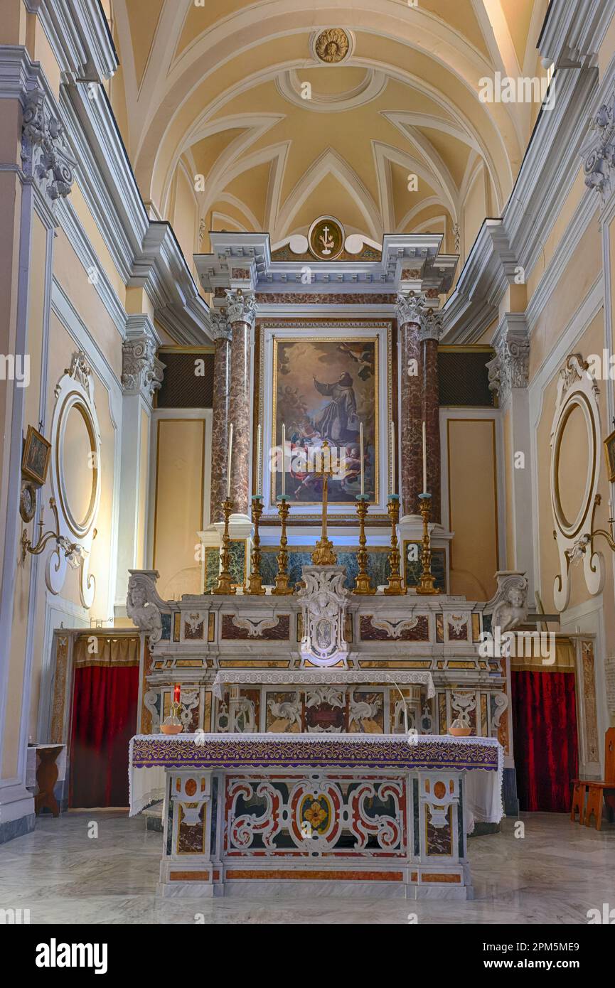 Vico equense old cathedral Stock Photo - Alamy