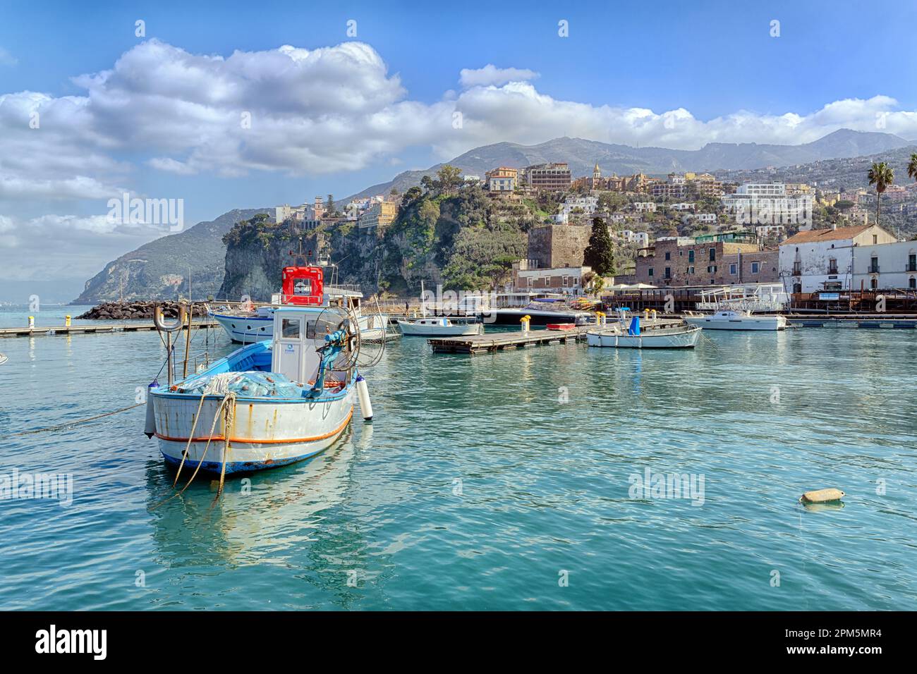 The marina at vico equense Stock Photo - Alamy