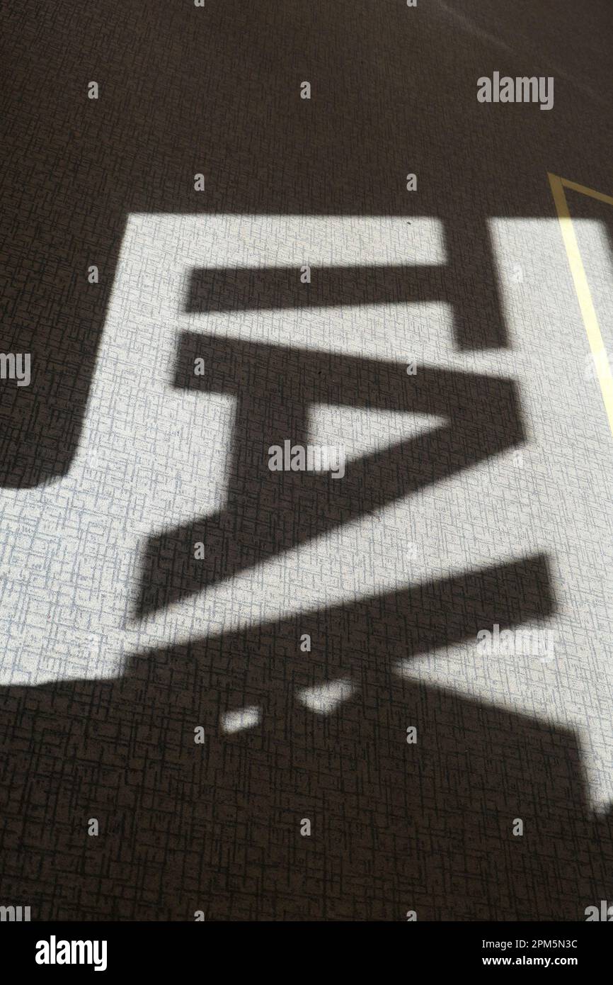 Contrasting letters hi-res stock photography and images - Alamy