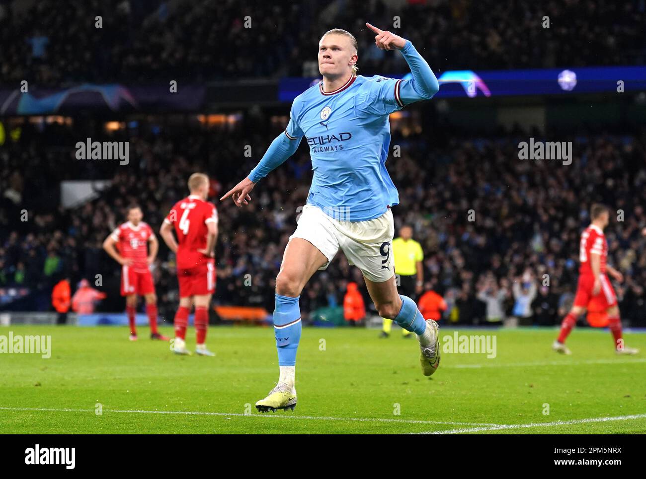 Erling haaland man city celebration hi-res stock photography and images ...
