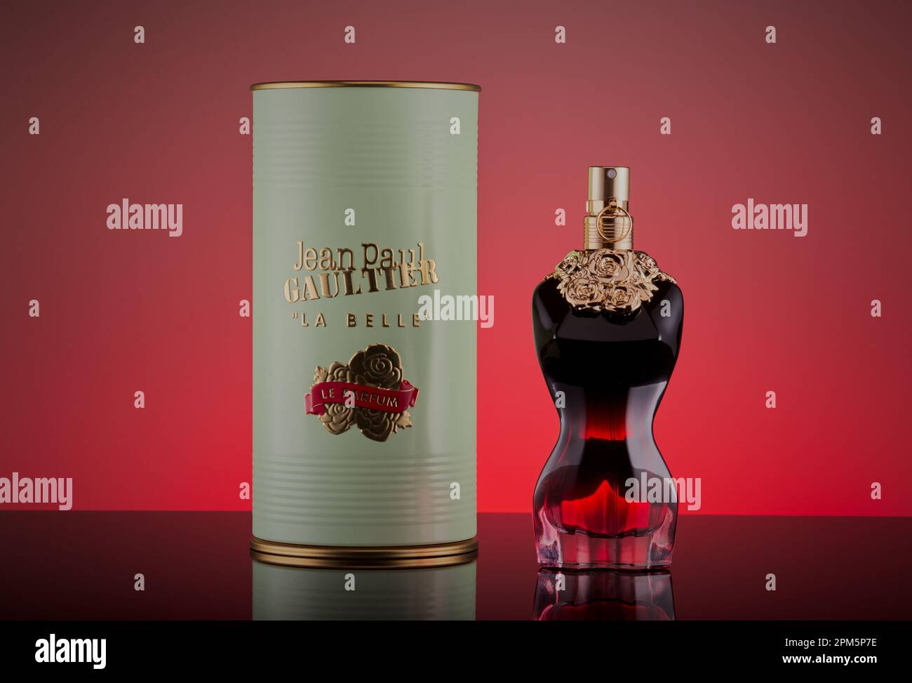 Jean paul gaultier perfume bottle hi-res stock photography and images ...