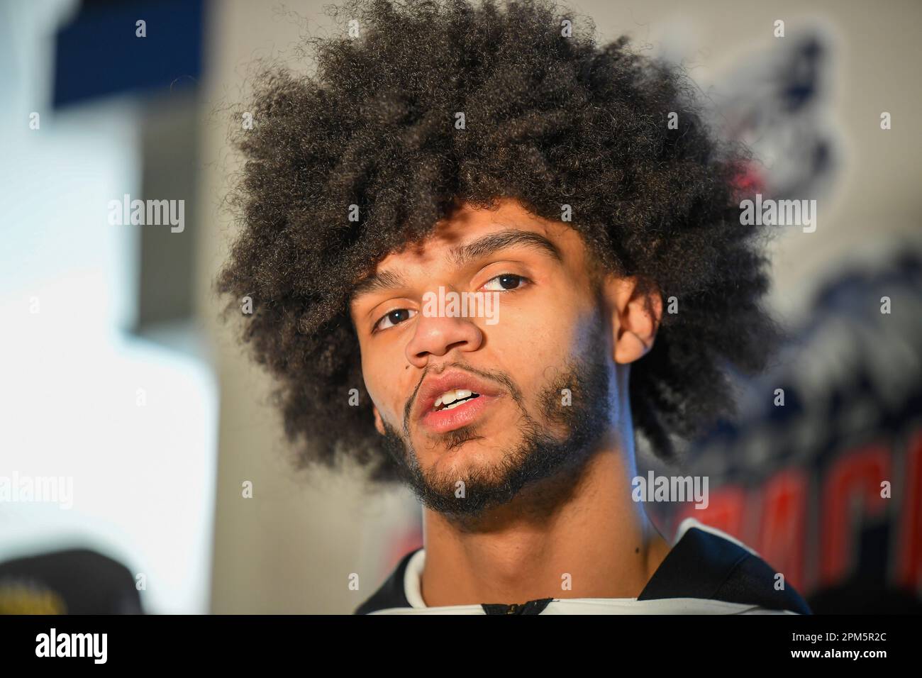 HARTFORD, CT - APRIL 08: UConn Huskies guard Andre Jackson Jr. (44) is ...