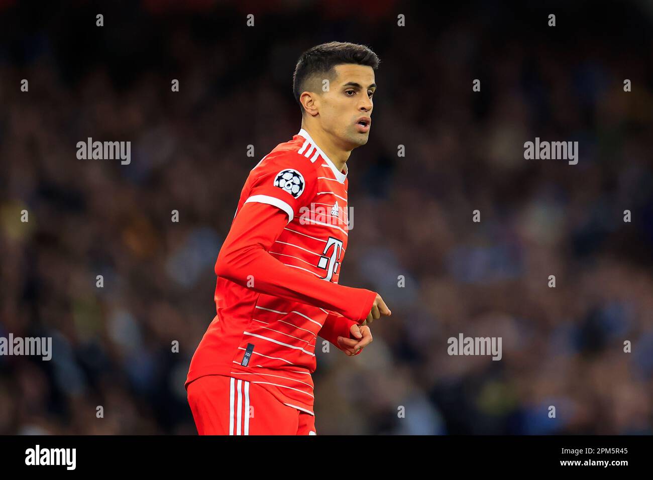 João Cancelo #22 of Bayern Munich during the UEFA Champions League ...