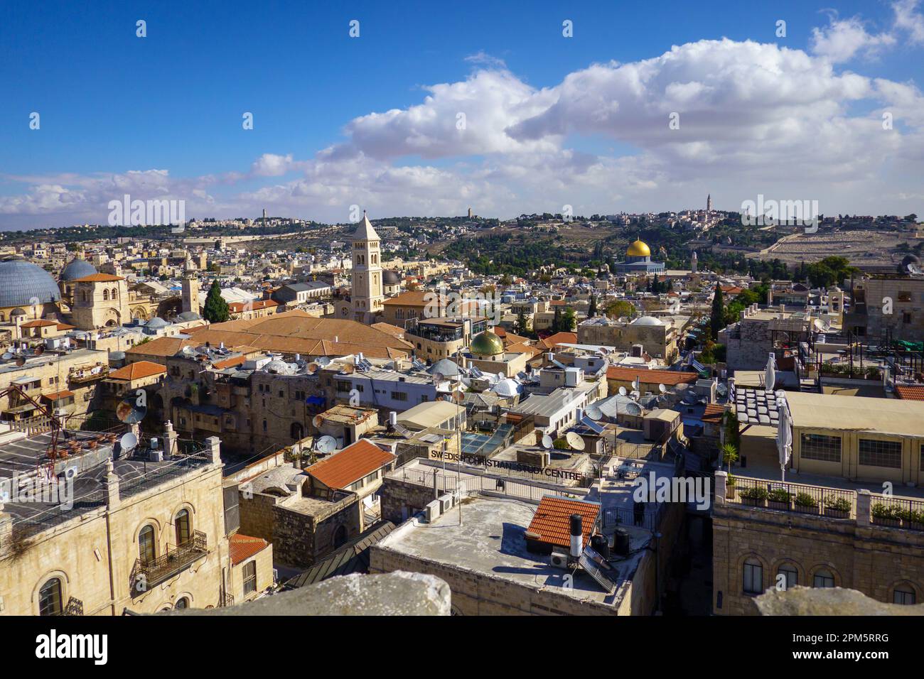 Scenic view of old historic temples and churches located in ancient ...
