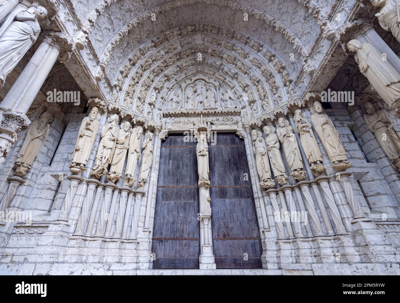 Transept portal chartres cathedral hi-res stock photography and images ...