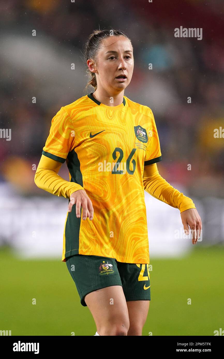 Australia's Clare Wheeler in action during the Alzheimer's Society ...