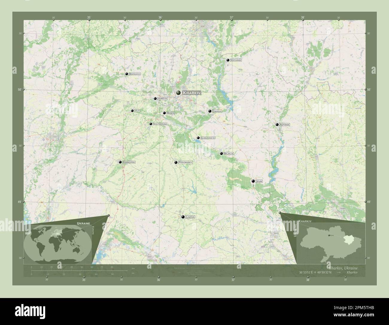 Kharkiv maps hi-res stock photography and images - Alamy