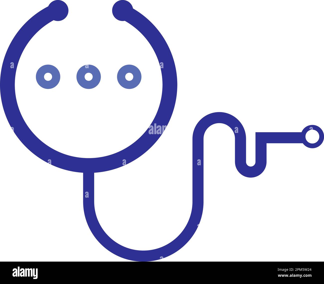 Health consult logo design template. Stethoscope isolated on bubble ...
