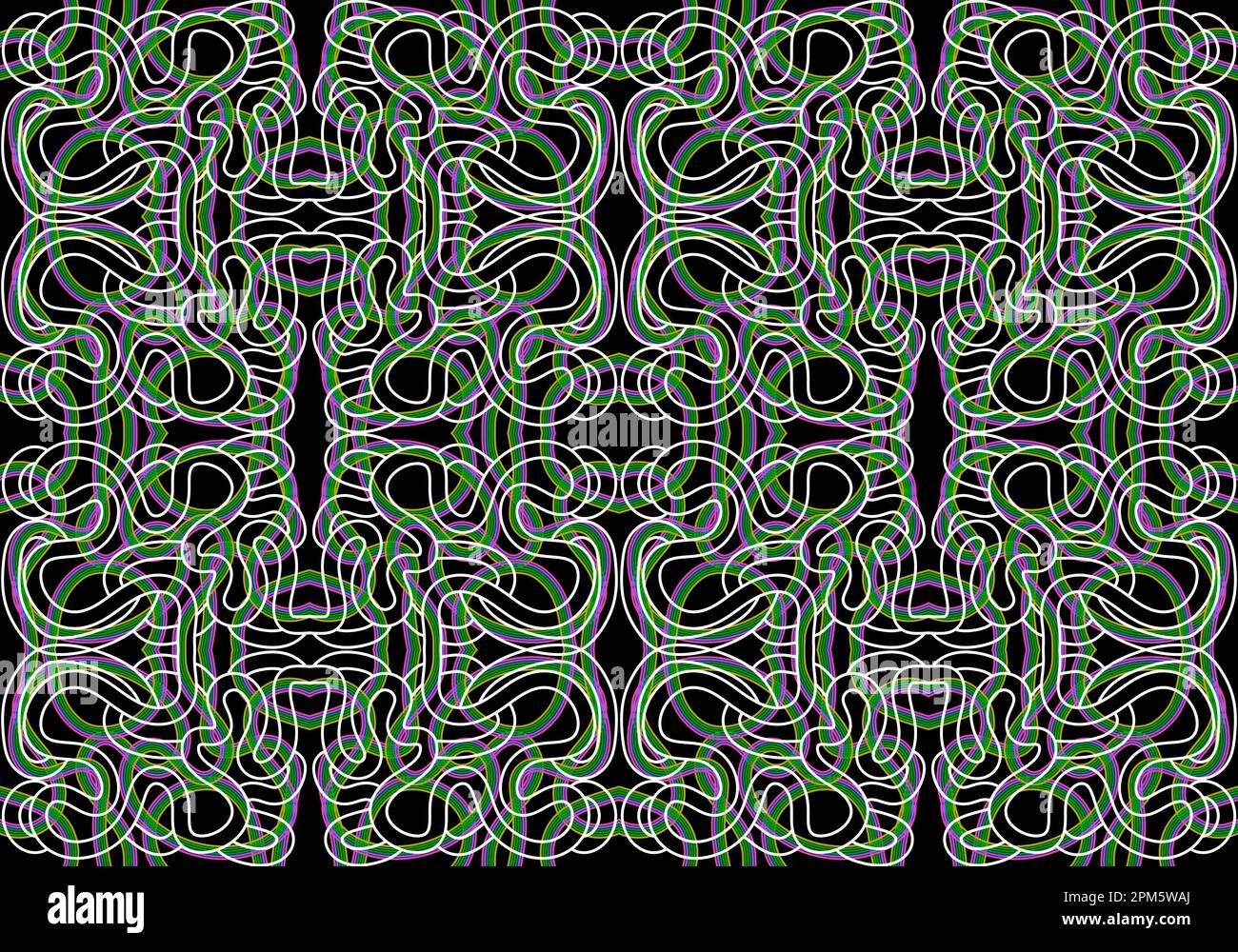 Abstract stripes seamless ribbons pattern for wrapping paper and ...