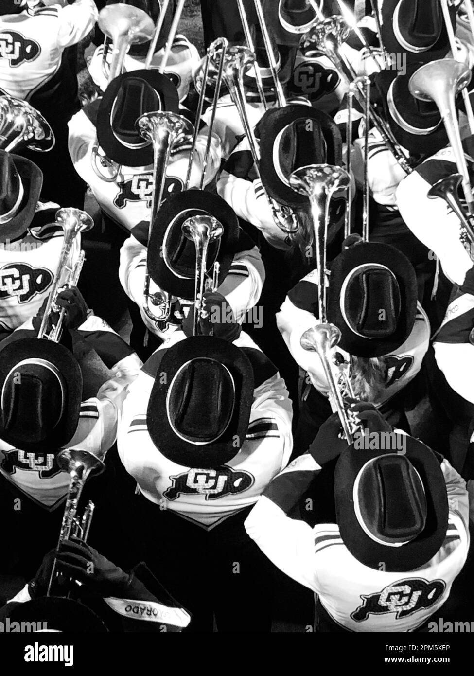 CU Boulder Band Team Stock Photo - Alamy