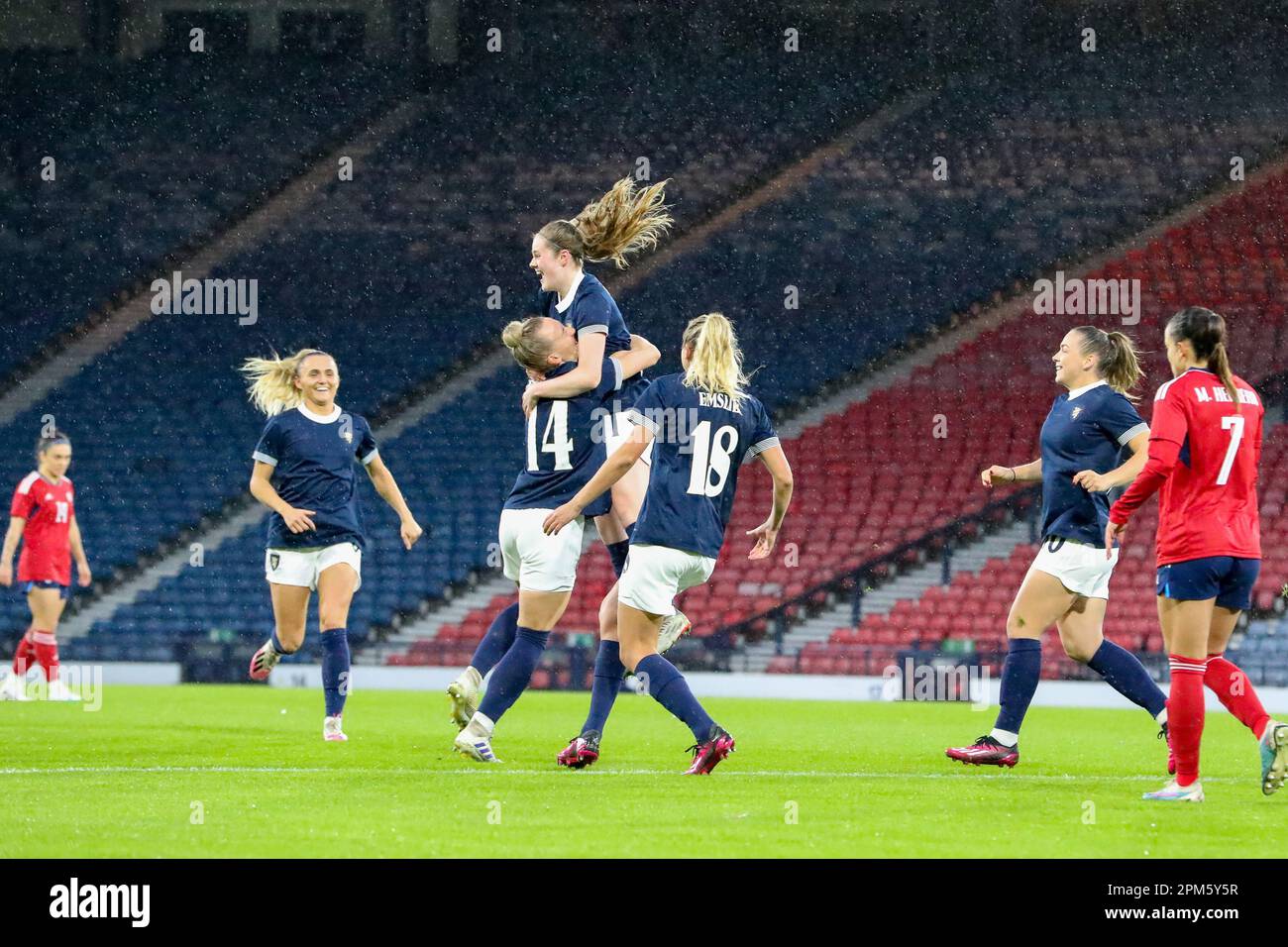 Glasgow, UK. 11th Apr, 2023. UK. Scotland women's national football ...