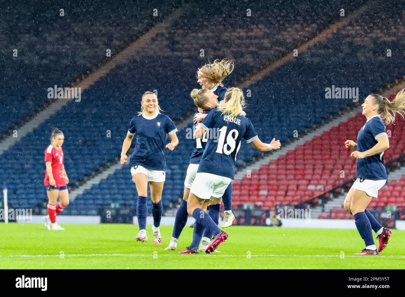 Glasgow, UK. 11th Apr, 2023. UK. Scotland women's national football ...