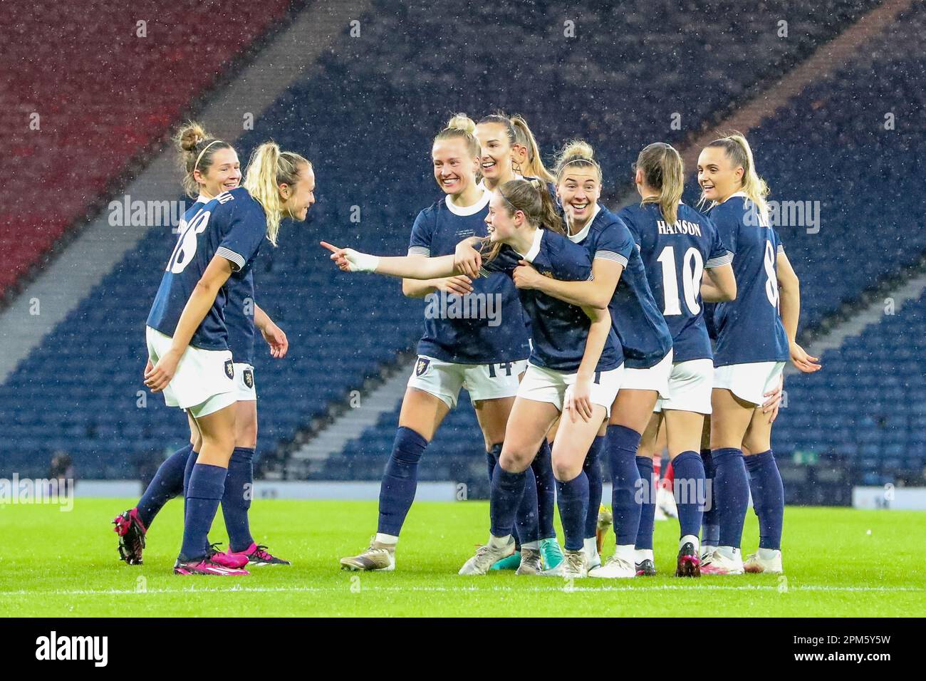 Glasgow, UK. 11th Apr, 2023. UK. Scotland women's national football ...