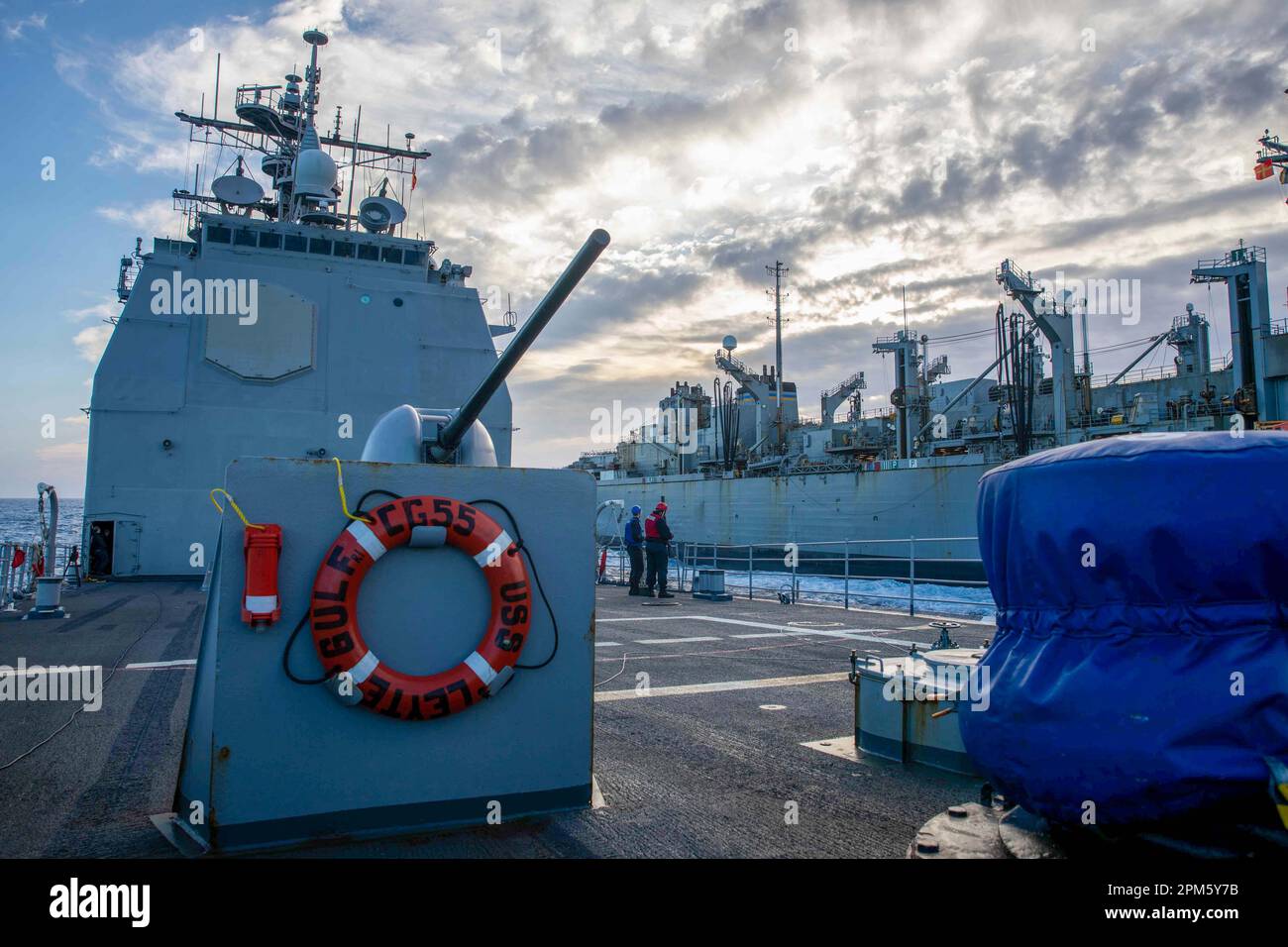 230402-N-TC847-1004 IONIAN SEA (Apr. 2, 2023) The Ticonderoga-class ...