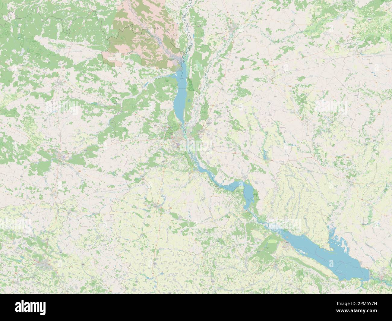 Kiev, region of Ukraine. Open Street Map Stock Photo - Alamy