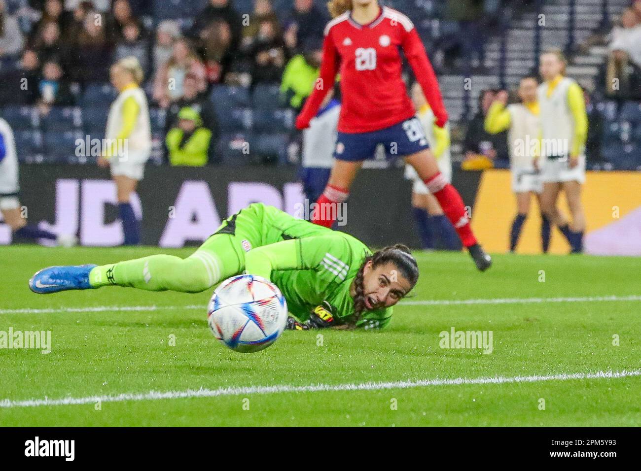 Glasgow, UK. 11th Apr, 2023. UK. Scotland women's national football ...