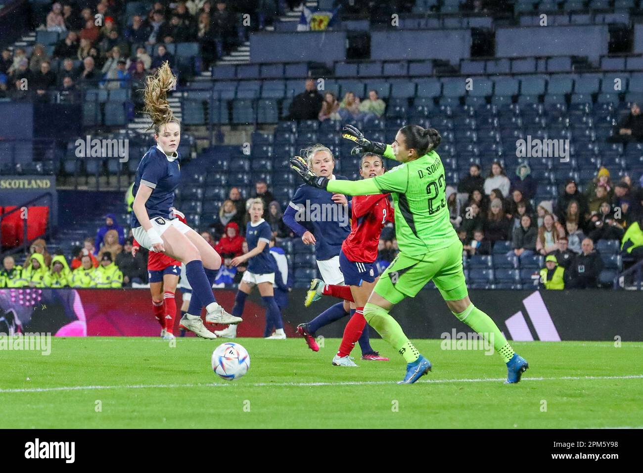 Glasgow, UK. 11th Apr, 2023. UK. Scotland women's national football ...