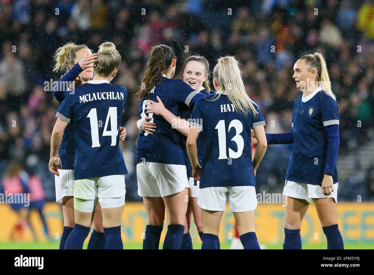Glasgow, UK. 11th Apr, 2023. UK. Scotland women's national football ...