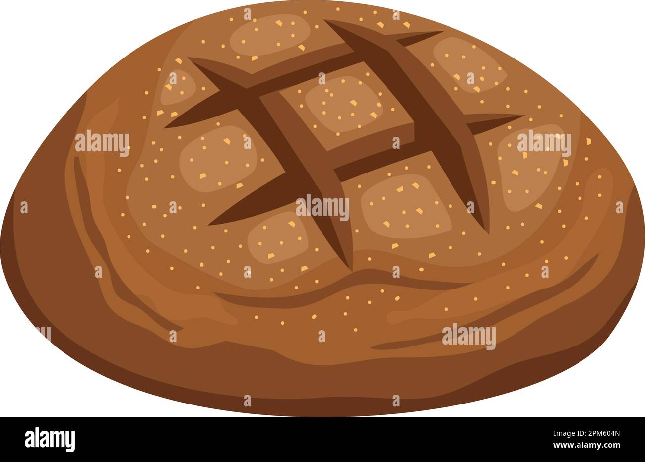 Freshly baked bread bun Stock Vector Image & Art - Alamy