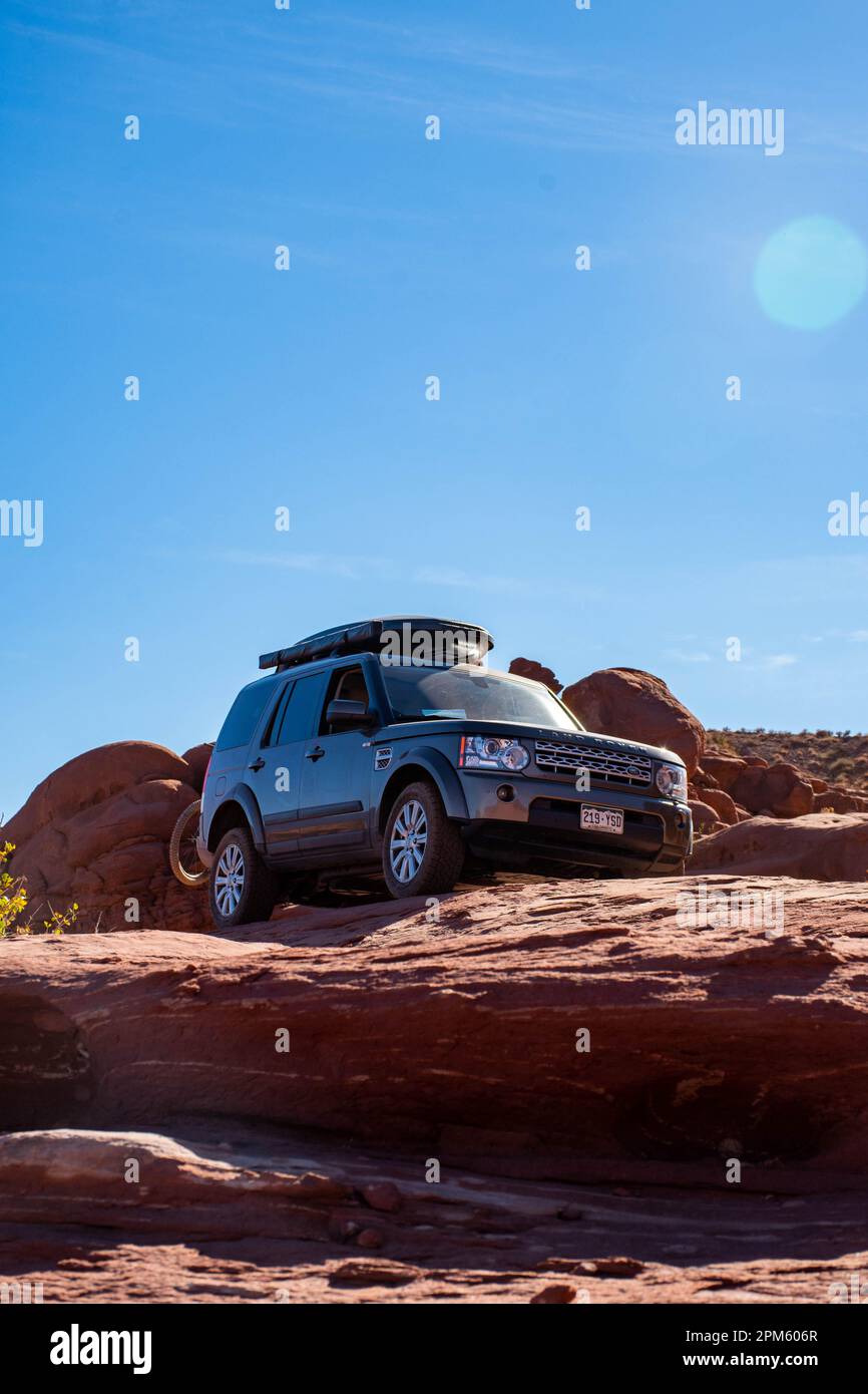 Off-roading in Moab Utah Stock Photo - Alamy