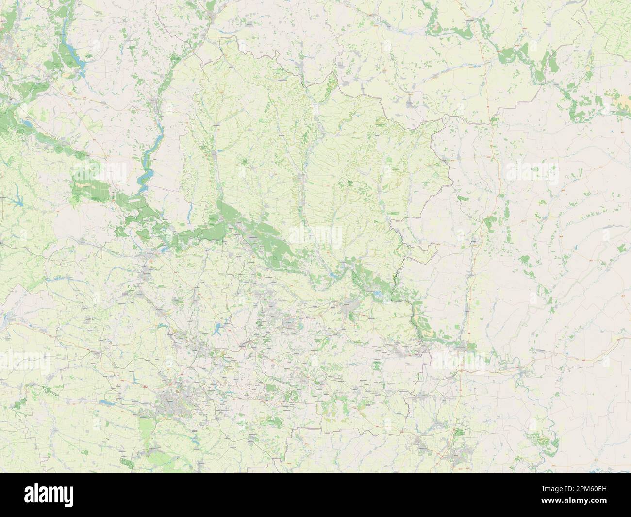 Luhans'k, region of Ukraine. Open Street Map Stock Photo - Alamy