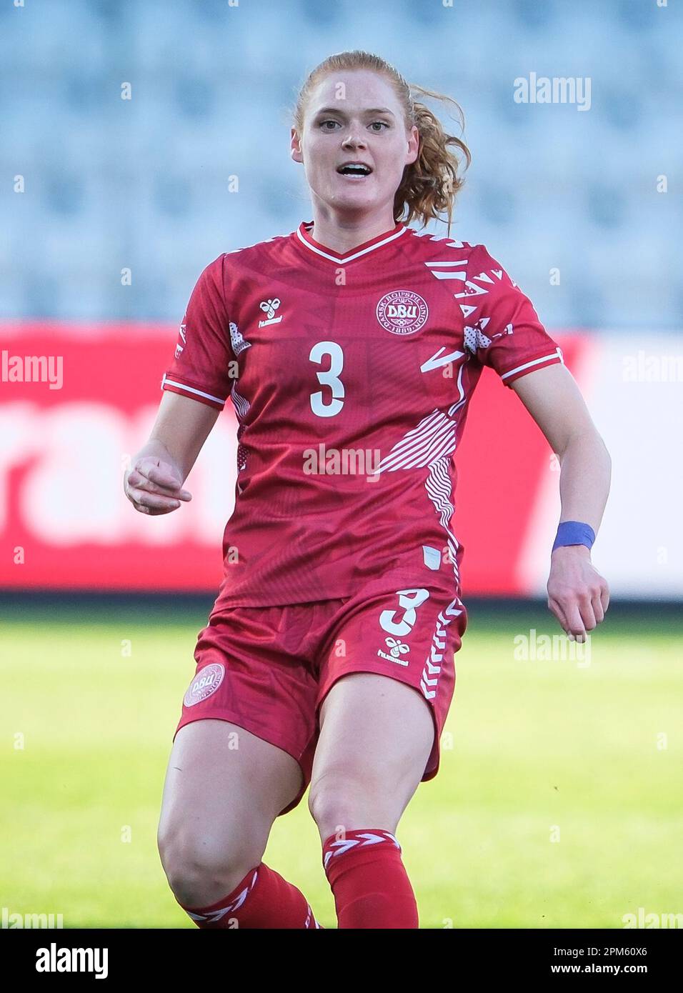 Odense, Denmark. 11th Apr, 2023. Stine Ballisager (3) of Denmark seen ...