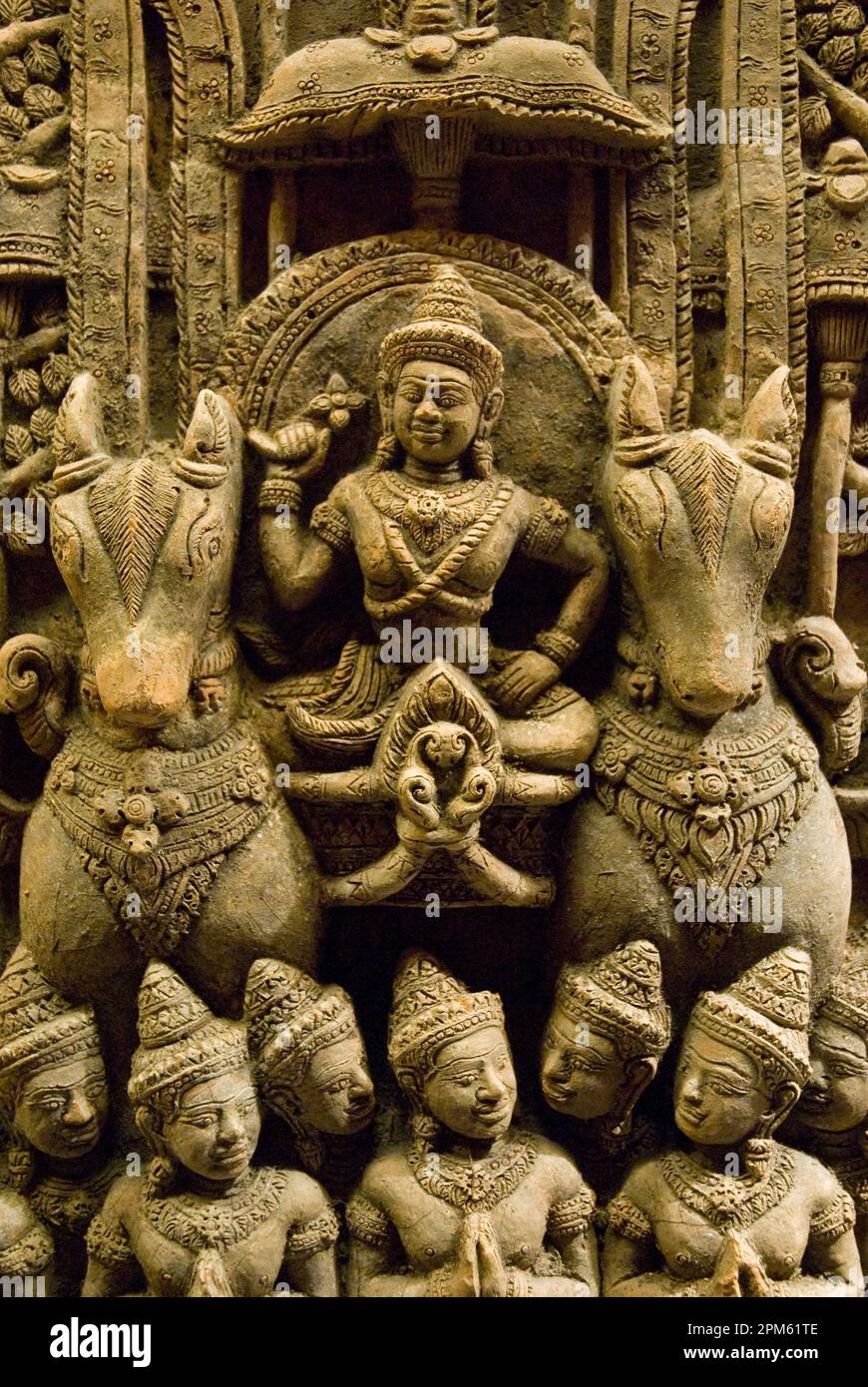 Cambodian bas relief of "Trip out of Palace", Buddha Tooth Relic Temple ...