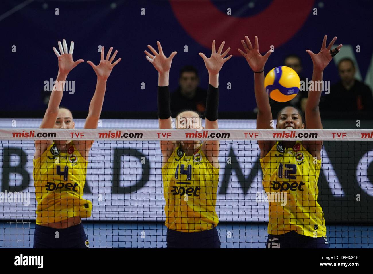 ISTANBUL, TURKIYE - NOVEMBER 02, 2022: Anna Lazareva and Eda Erdem ...