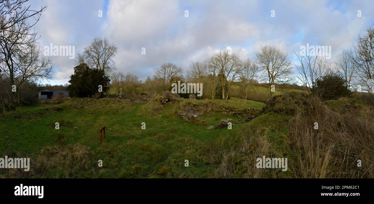 The remains of St Mary's Priory founded in c1225 by Walter de Lacy ...