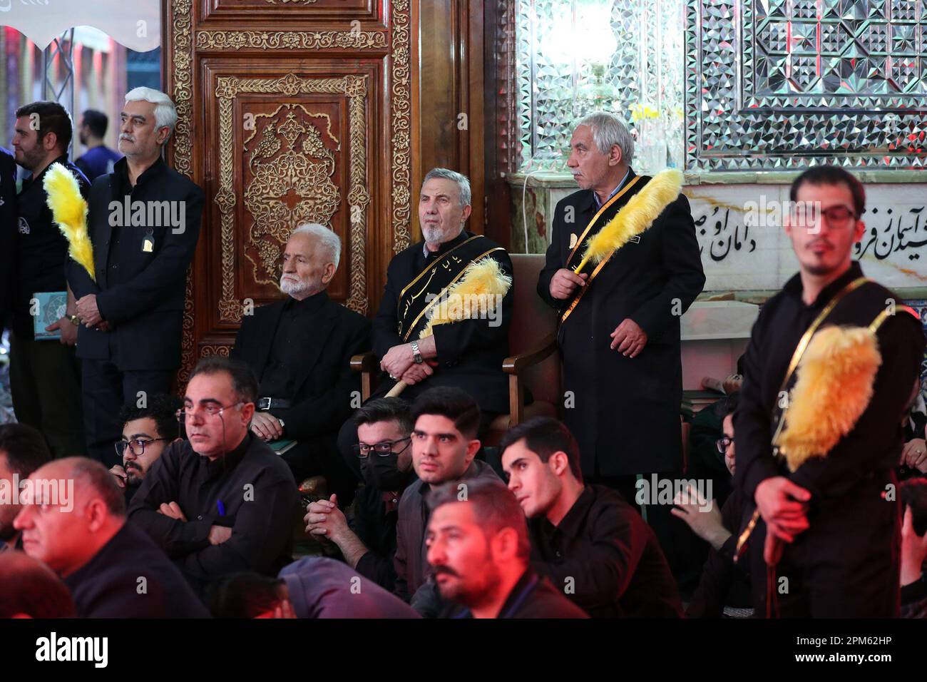 Tehran, Tehran, Iran. 10th Apr, 2023. Muslims pray at Imamzadeh Saleh ...