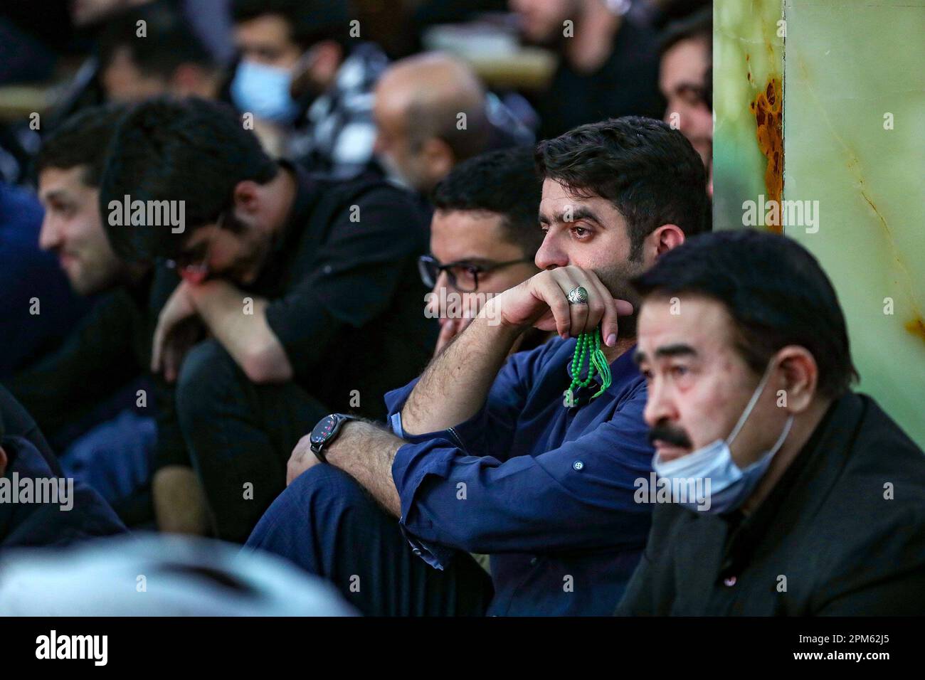 Tehran, Tehran, Iran. 10th Apr, 2023. Muslims pray at Imamzadeh Saleh ...