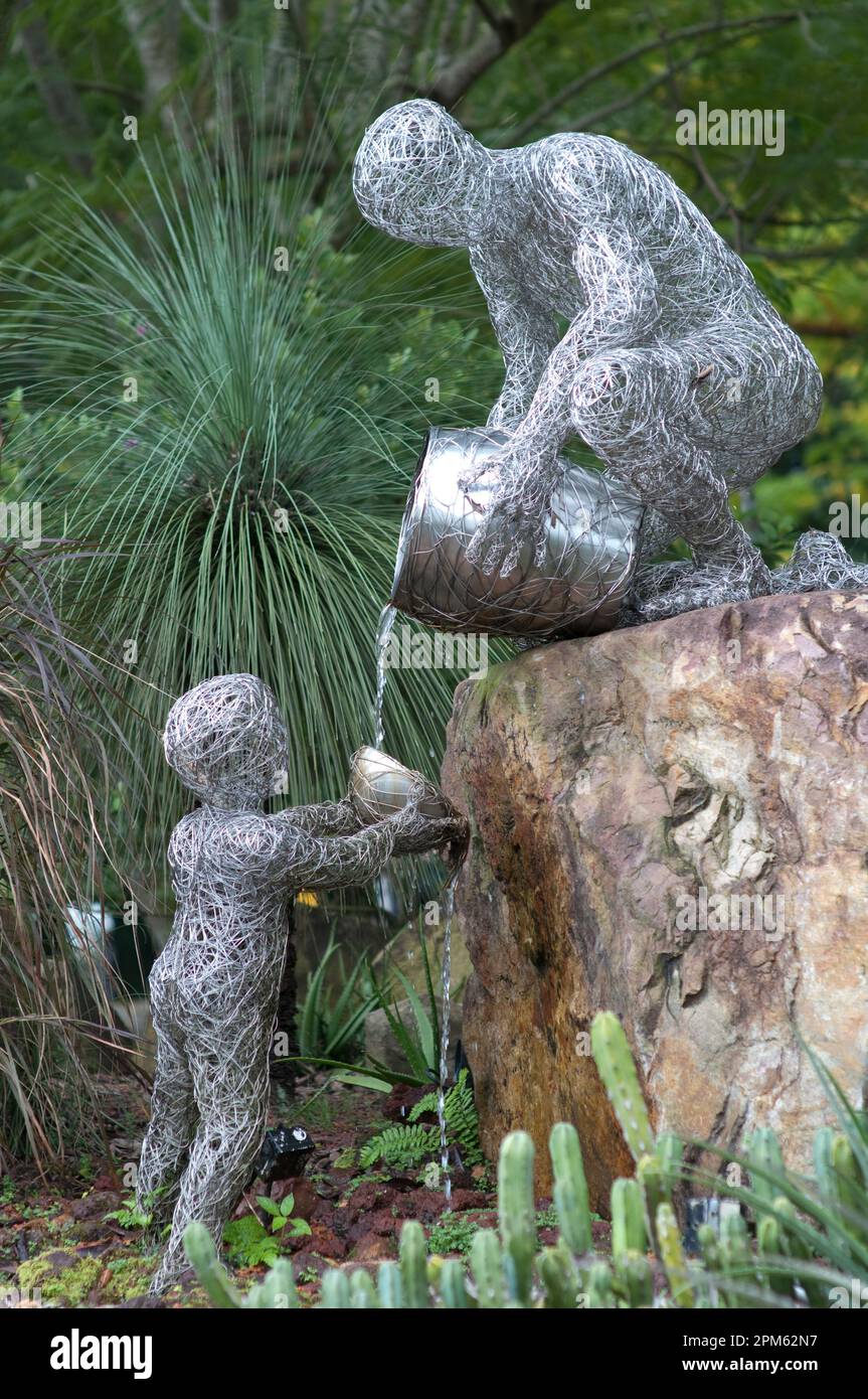 The Passing of Knowledge sculpture by local sculptor Victor Tan Wee Tar ...