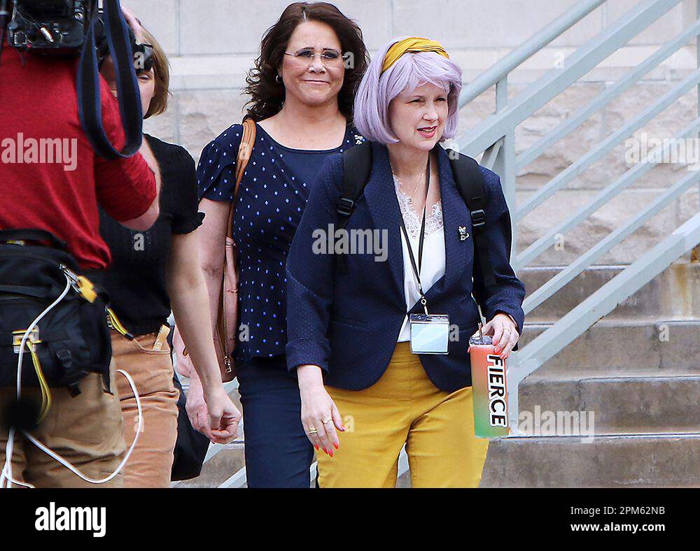 Annie Cushing, former sister-in-law of Lori Vallow Daybell, walks out ...