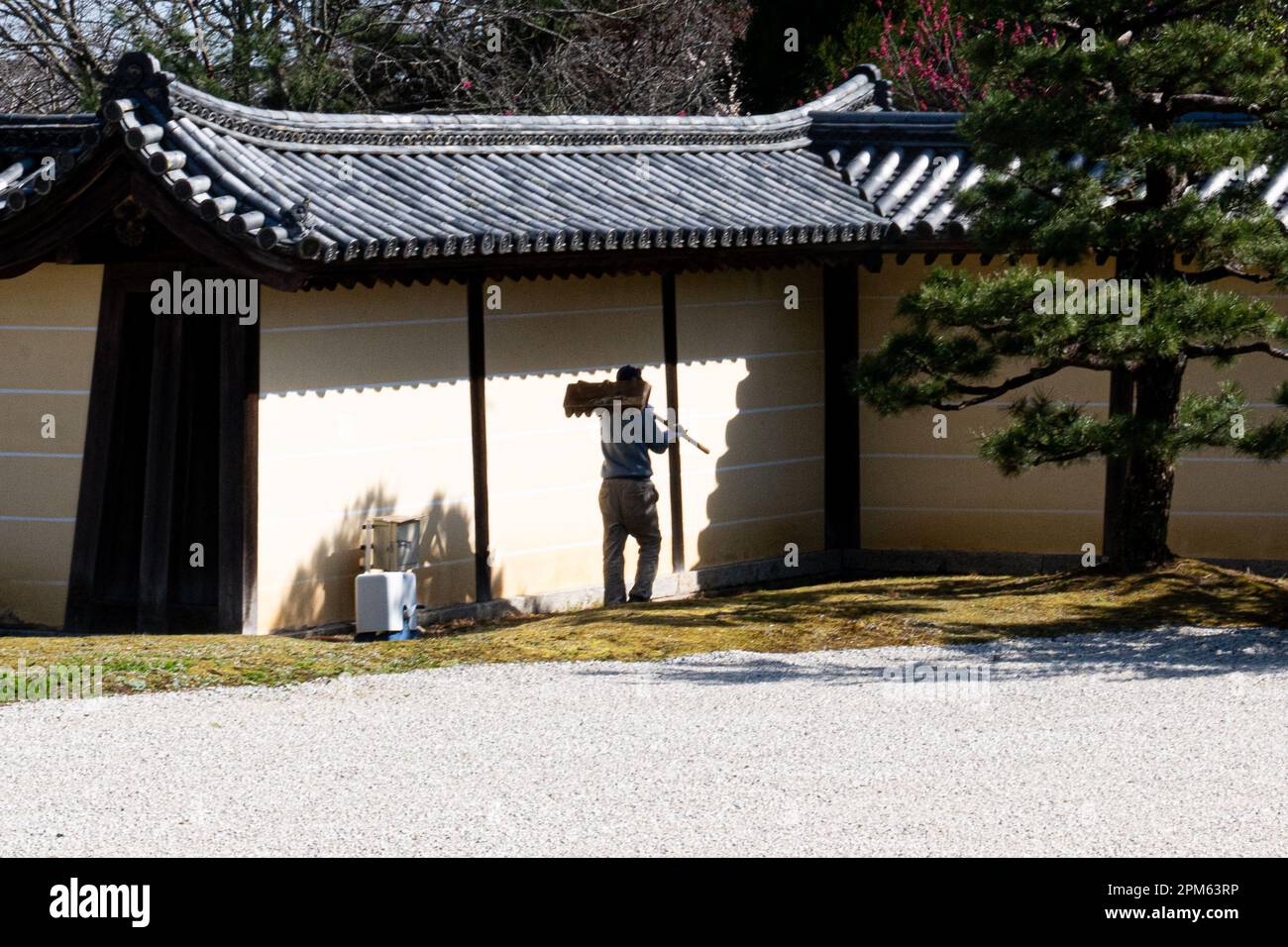 Kyoto, Arashiyama; Daikakuji Temple, former Saga Palace, the head ...