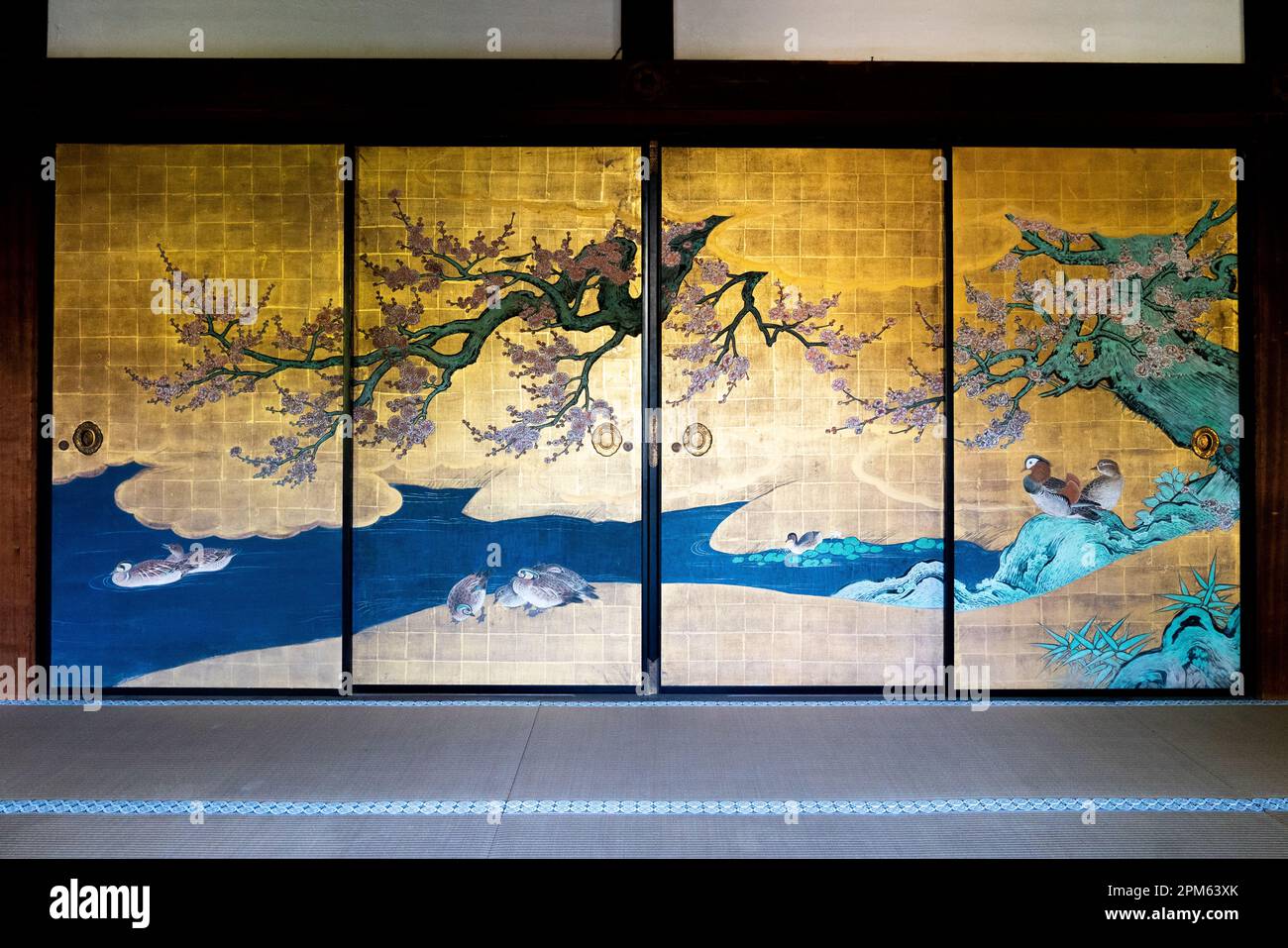 Kyoto, Arashiyama; Daikakuji Temple, former Saga Palace, the head ...