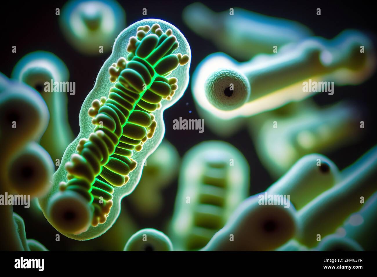 Bacteria under microscope hi-res stock photography and images - Alamy