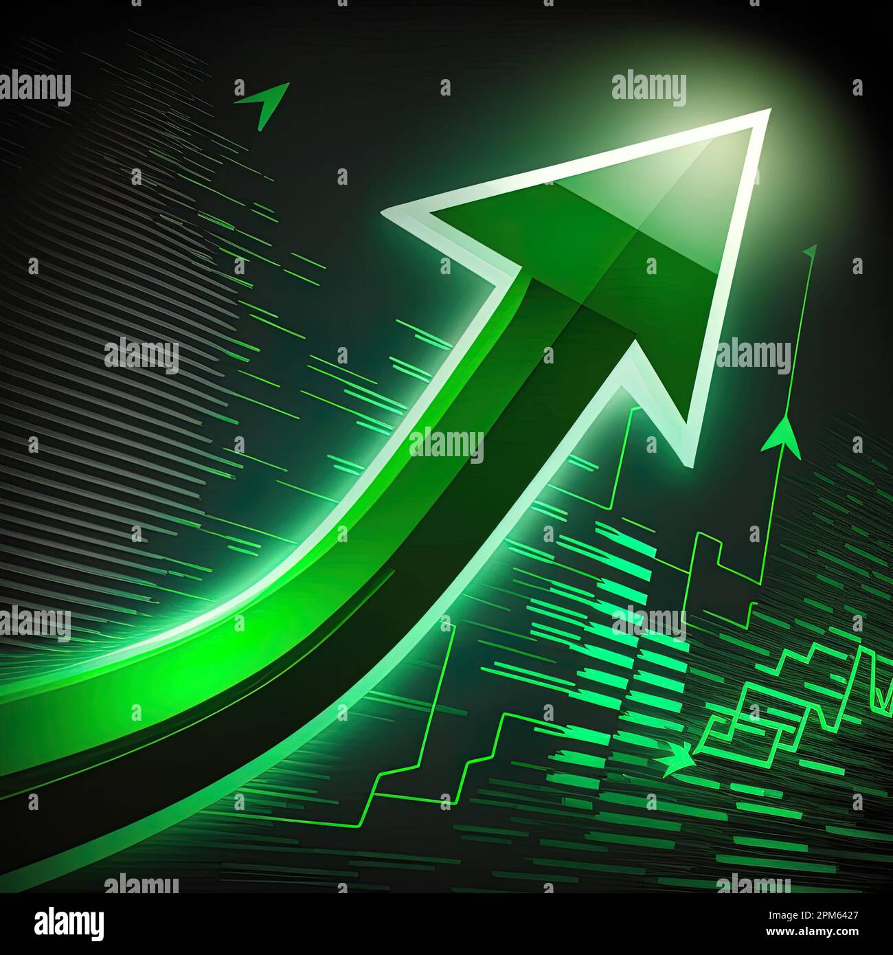 Up arrow chart hi-res stock photography and images - Alamy