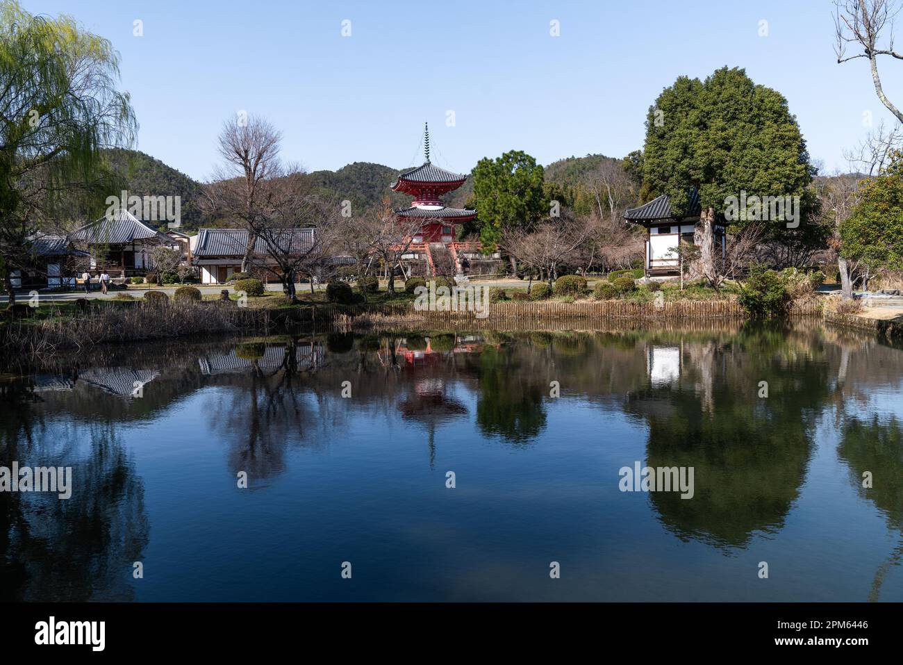 Kyoto, Arashiyama; Daikakuji Temple, former Saga Palace, the head ...