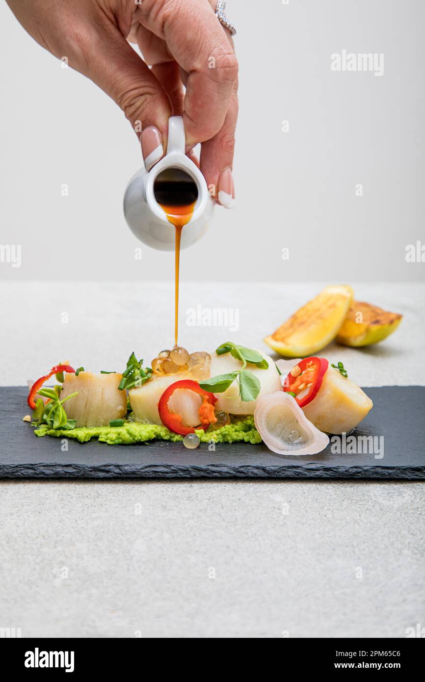 Mini scallops hi-res stock photography and images - Alamy